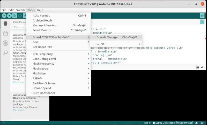 Esp32 Arduino Ide Board Manager Installation Espressif Esp32